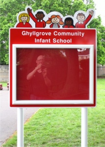 Character Outdoor School Notice Board - Signs 4 Schools